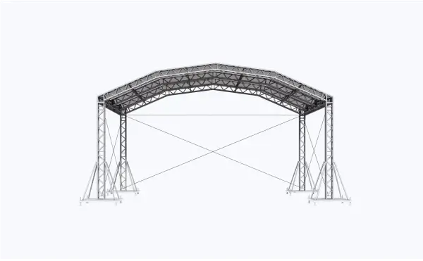 Arch Roof Metal Truss丨Shelter Structures