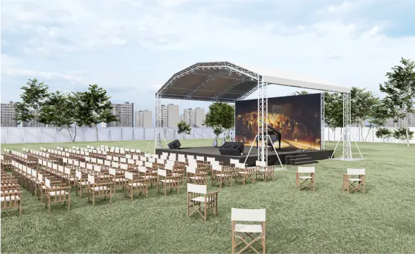 Arch Roof Metal Truss丨Shelter Structures