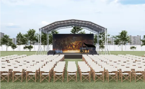 Arch Roof Metal Truss丨Shelter Structures