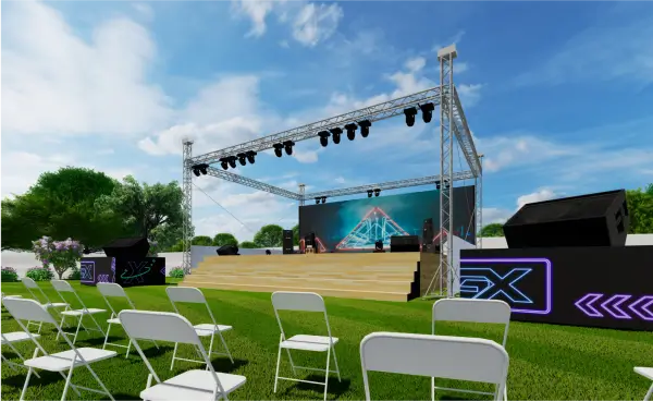 Armazón metálico de techo plano 丨 Estructuras de refugio