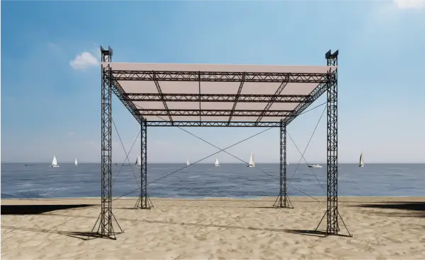 Slop Roof Metal Truss丨Shelter Structures