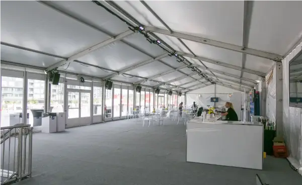 Two Story Tent Deck Structure丨Shelter Structures