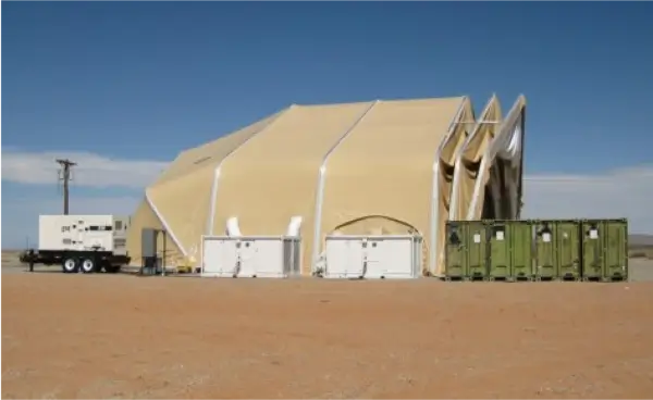 Aircraft Clamshell Hangar Doors丨Shelter Structures