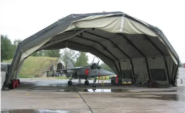 Aircraft Clamshell Hangar Doors丨Shelter Structures