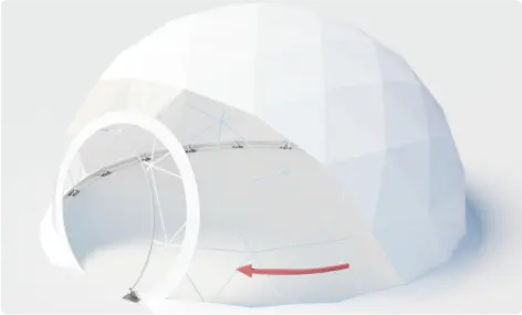 Experience Outdoor Space Experience With Dome | Shelter Structures
