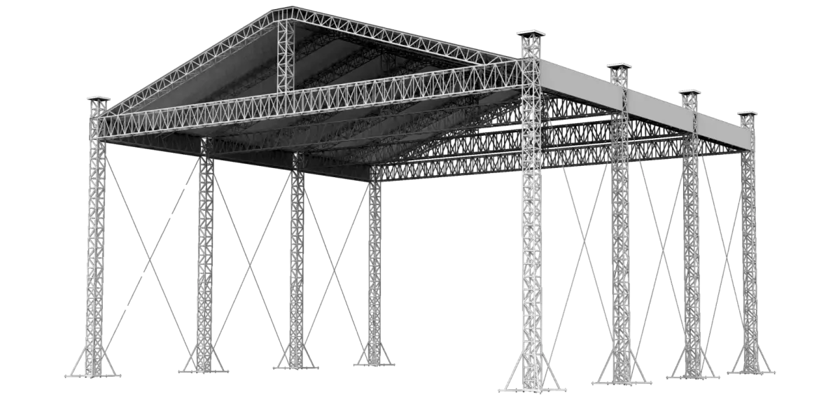Metal Truss for Temporary and Semi-permanent Building | Shelter Structures