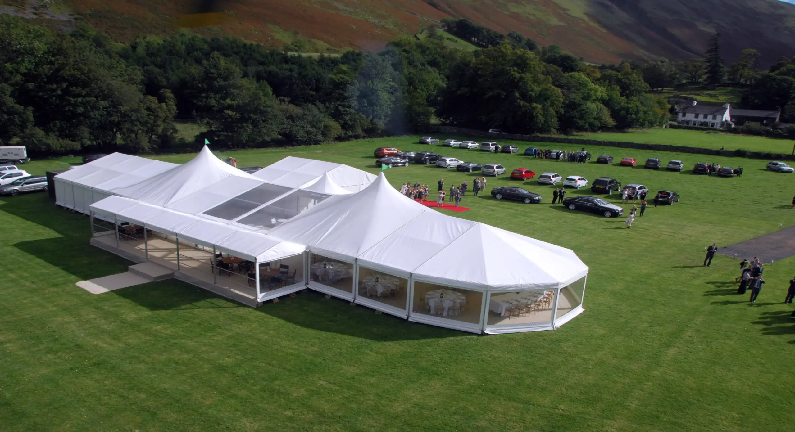 Mixed-Party clear span tents for sale | Shelter Structures