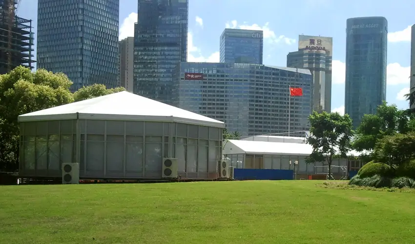 Multi-Side Clear Span Structure Tent | Shelter Structures