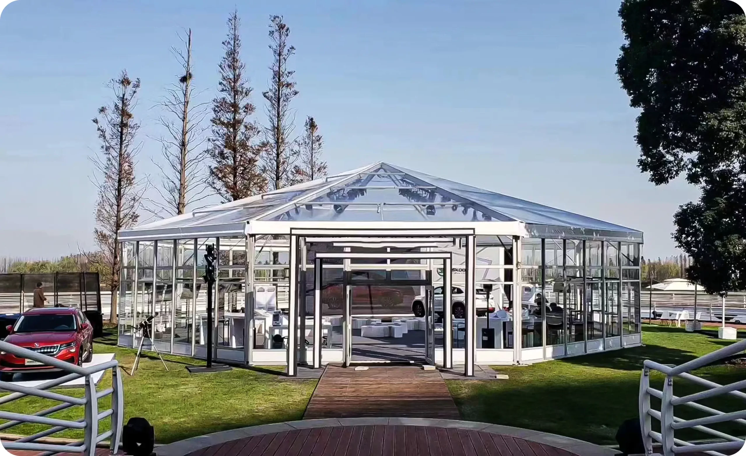 Multi-Side Clear Span Structure Tent | Shelter Structures