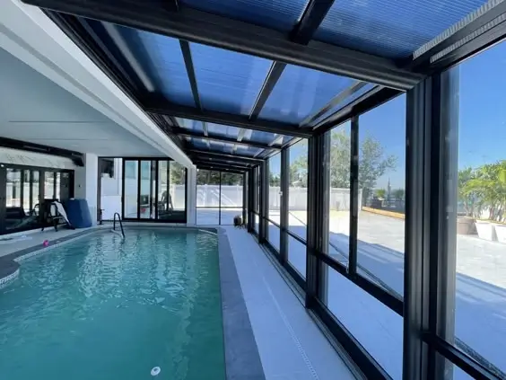 Pool Enclosures for Weather Protection | Shelter Structures