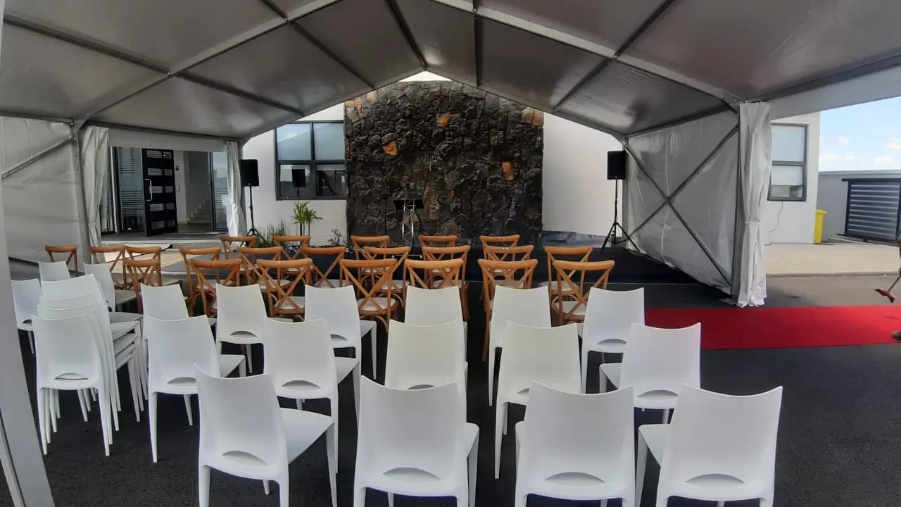 Retractable Tent Archives - Custom Structures & Buildings, Commercial ...