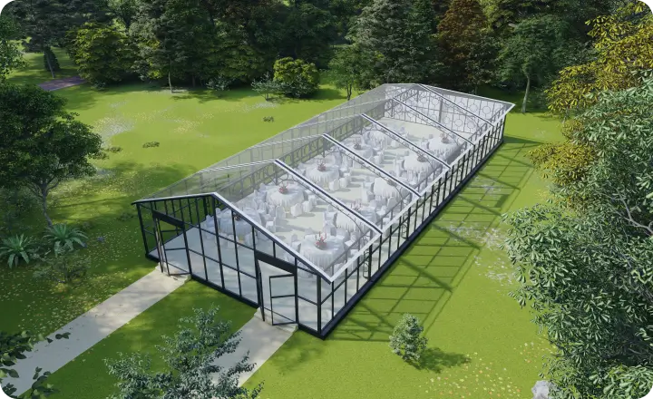 Atrium A frame Tent for Classic and Fashion