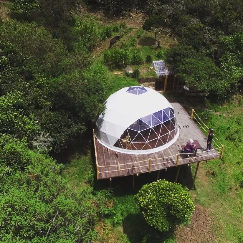 Beautiful Geodesic Dome Geodesic Dome With Deck ( Glamping Dome )