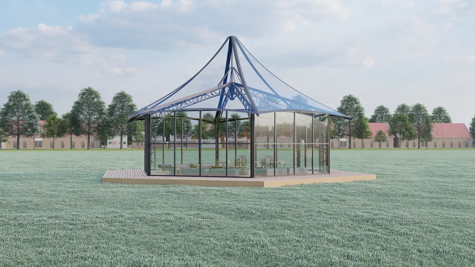 Enjoy the Classical Style of the Pavilion Canopy Tent