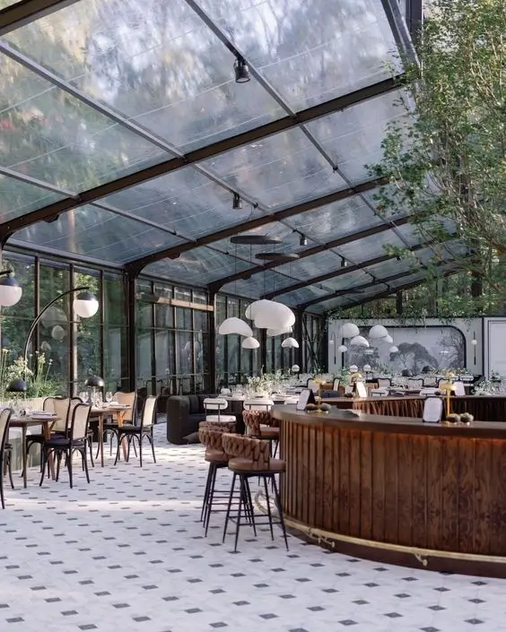 Outdoor Tent for Party - the Single Sided Atrium Tent