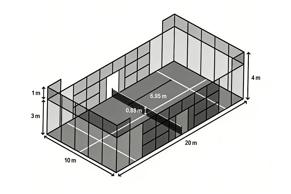 Padel Court Dimensions: Complete Size and Layout Guide