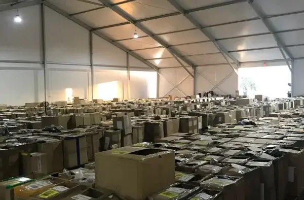 Temporary Warehouse for Commercial Storage | Shelter Structures