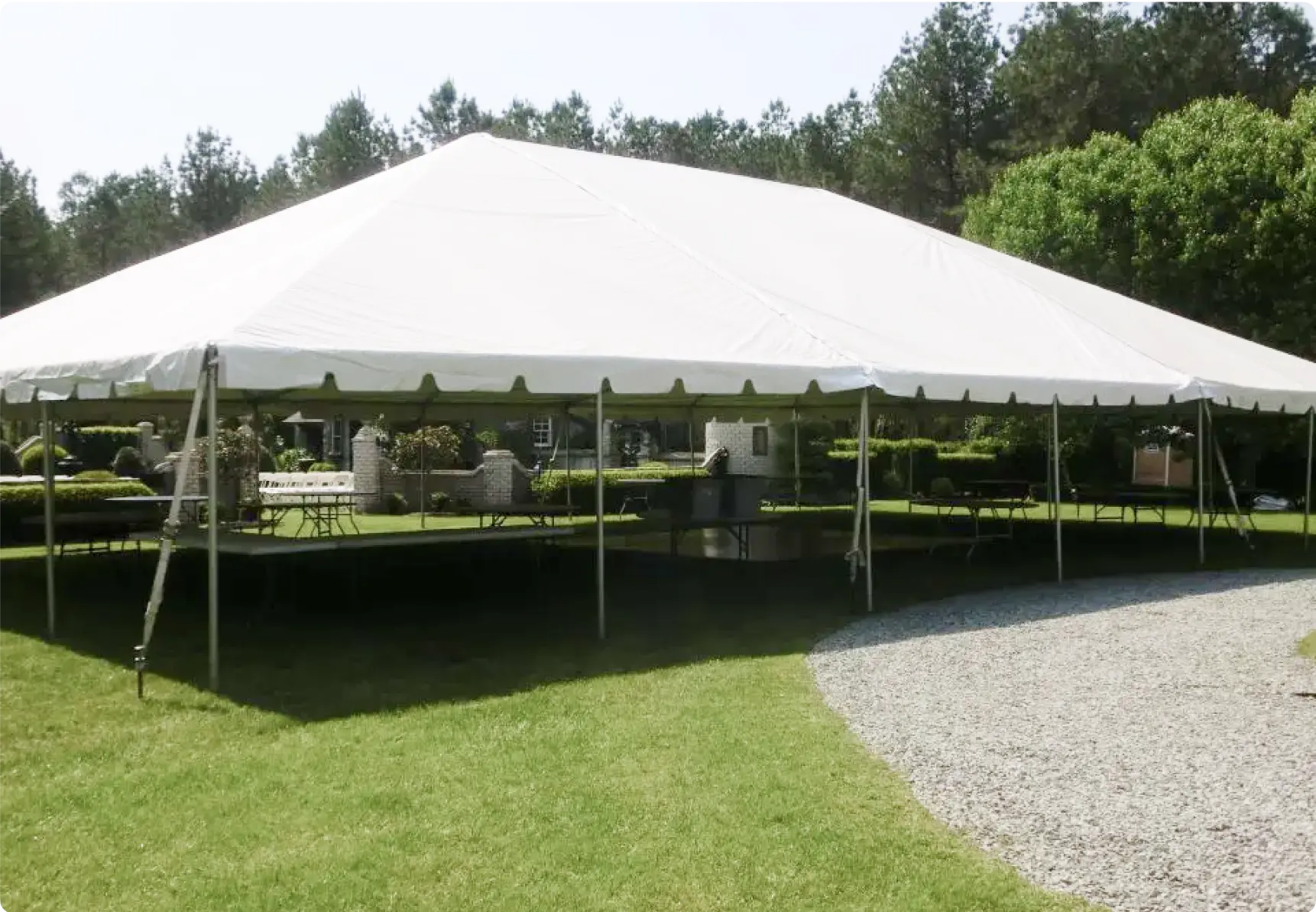 30x40 Frame Tent Custom Structures & Buildings, Commercial & Event ...