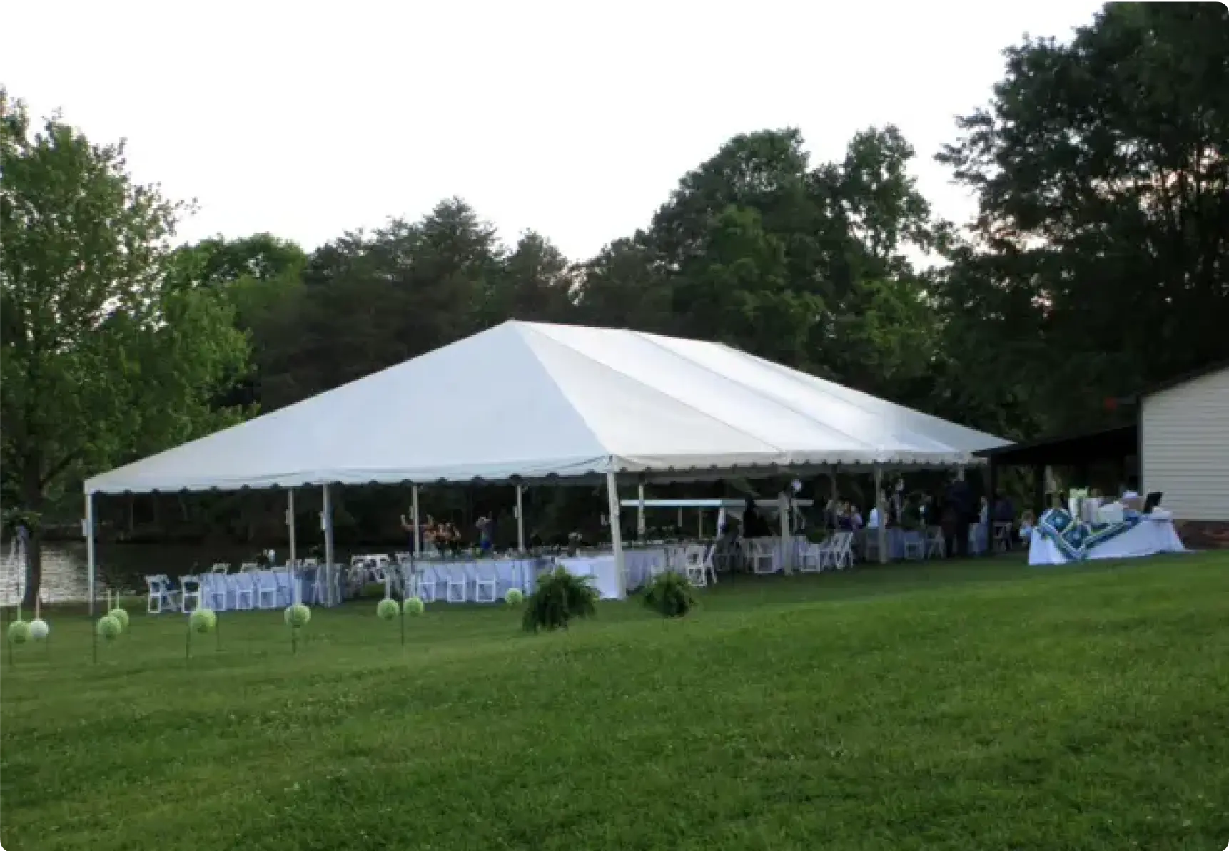 30x45 Frame Tent Custom Structures & Buildings, Commercial & Event ...