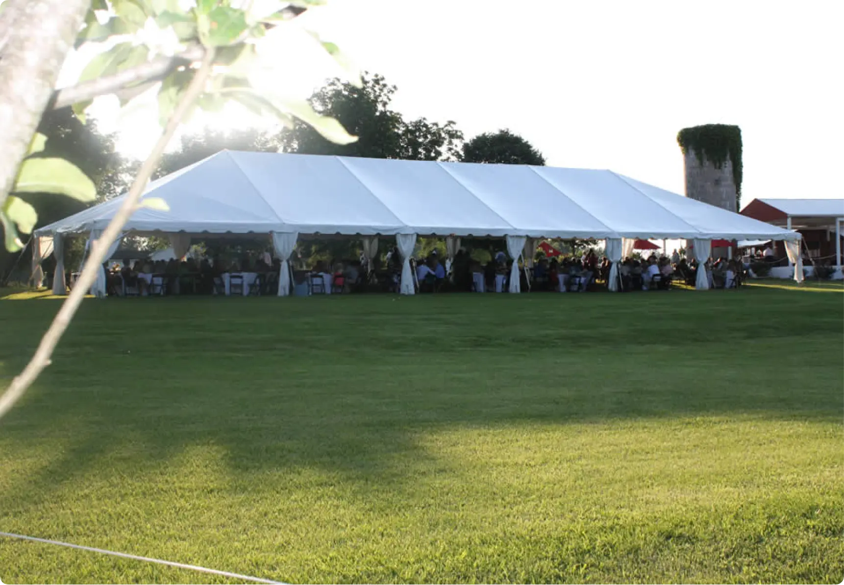 20x40 Frame Tent Custom Structures & Buildings, Commercial & Event ...