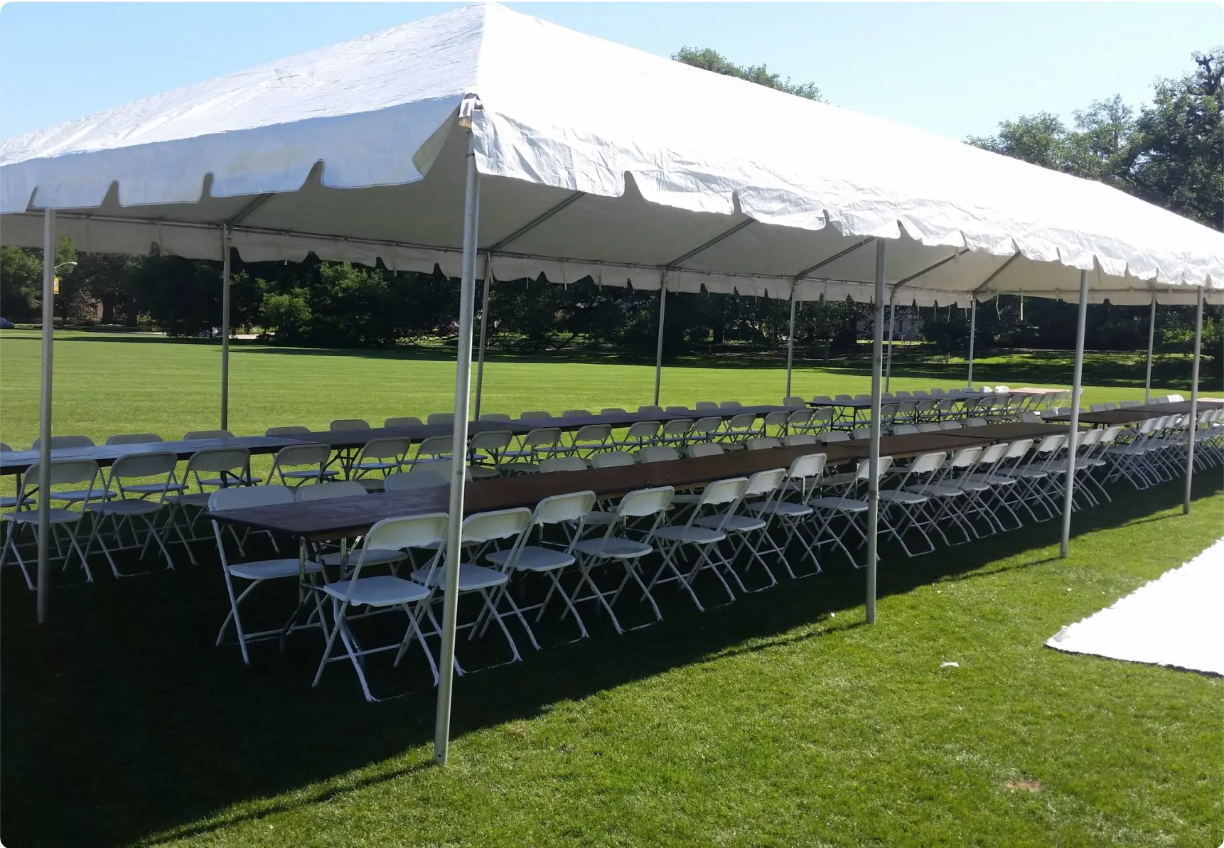 20x80 Frame Tent Custom Structures & Buildings, Commercial & Event ...