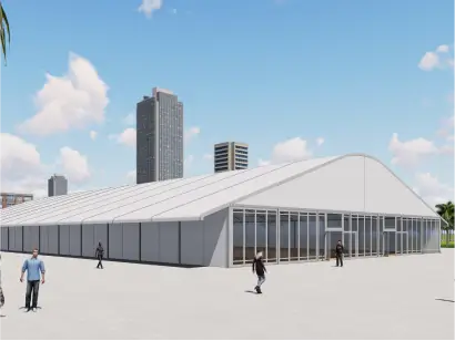 Arcum Clear Span Tents - Custom Structures & Buildings, Commercial ...