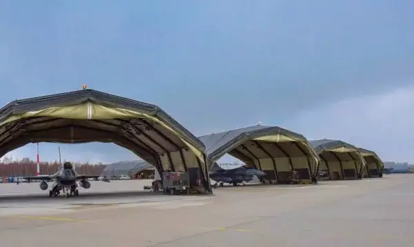 How do military hangars meet aviation needs?
