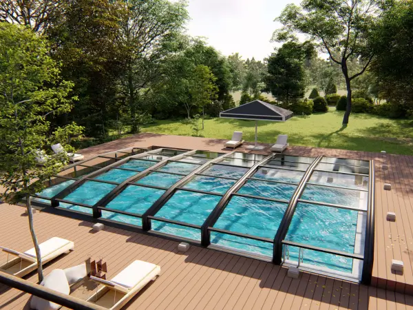 Glass Pool Enclosures Custom Structures & Buildings, Commercial & Event ...