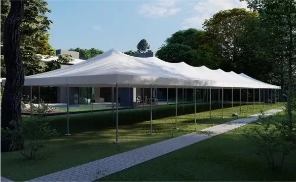 30x120 Metal Pole Tents | Shelter Structures