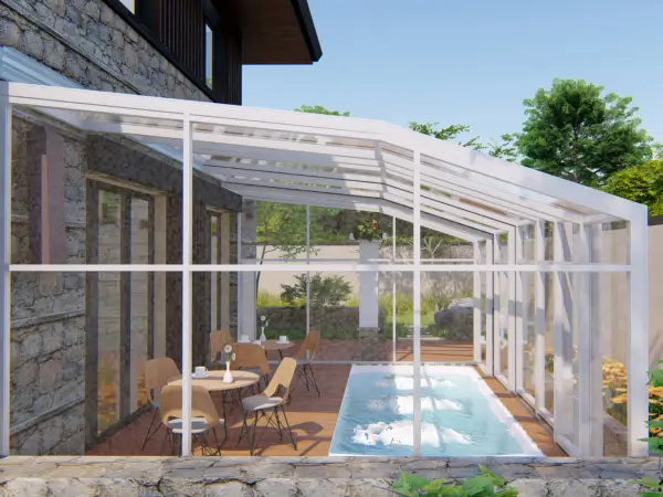 Polycarbonate Pool Enclosures | Shelter Structures