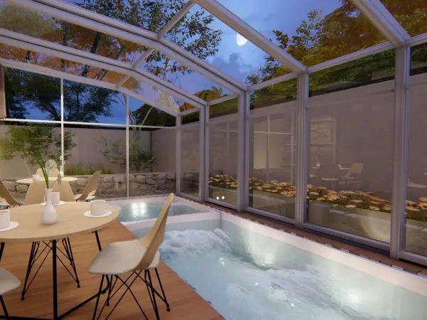 Polycarbonate Pool Enclosures | Shelter Structures